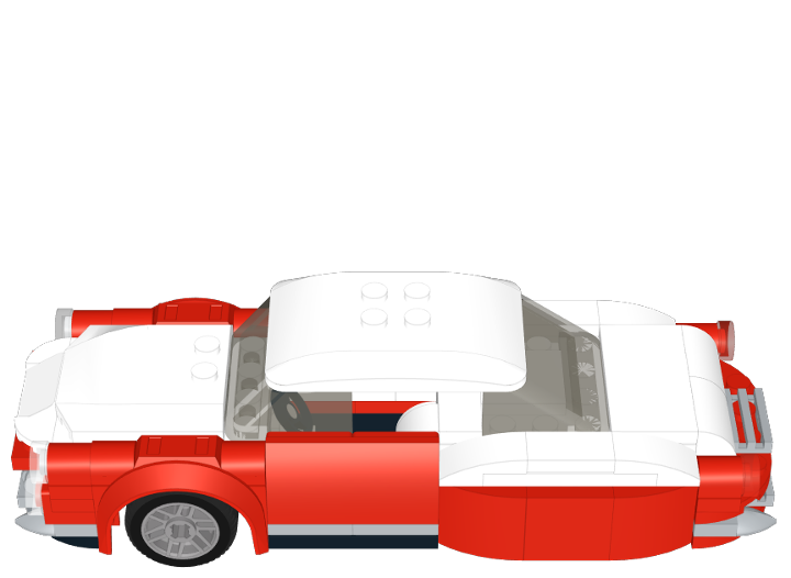 Red Lead Sled from BrickLink Studio [BrickLink]