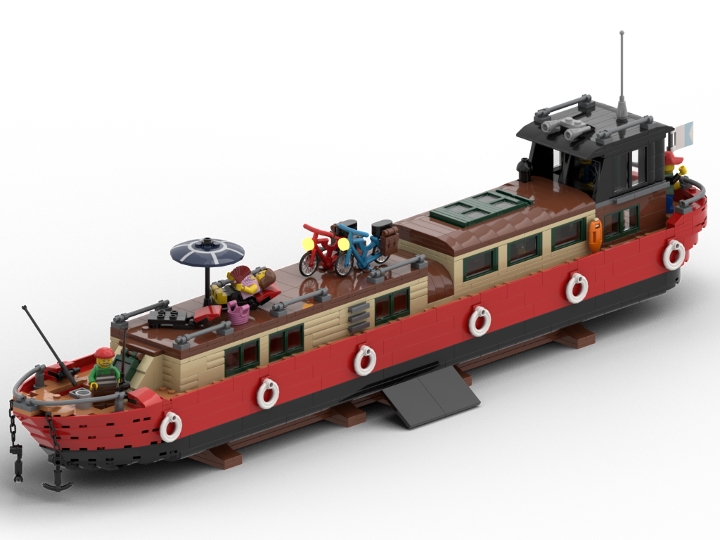 River barge from BrickLink Studio [BrickLink]