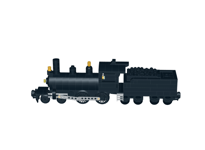 Modern 4-4-0 With Coal Tender from BrickLink Studio [BrickLink]