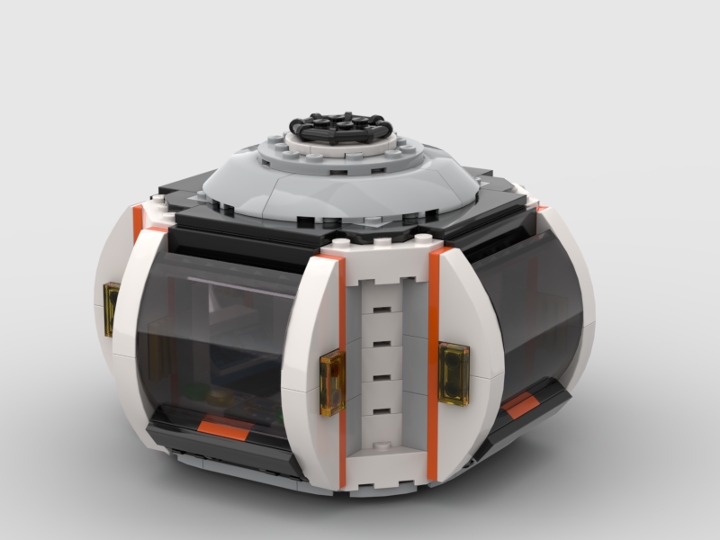 Command Deck for modular airlock from BrickLink Studio [BrickLink]