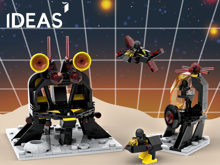 Baby Blacktron Settlement from BrickLink Studio [BrickLink]