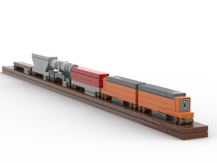 Mini freight Train from BrickLink Studio [BrickLink]