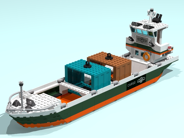 2024 Container Ship XL from BrickLink Studio [BrickLink]