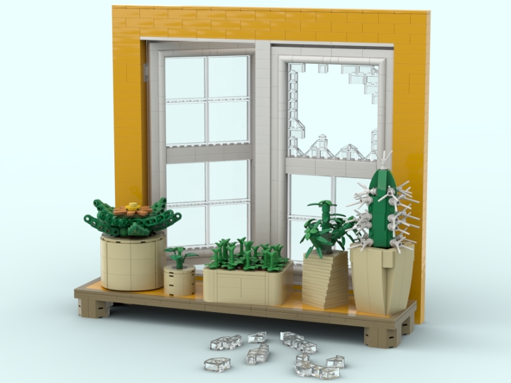 The broken window from BrickLink Studio [BrickLink]