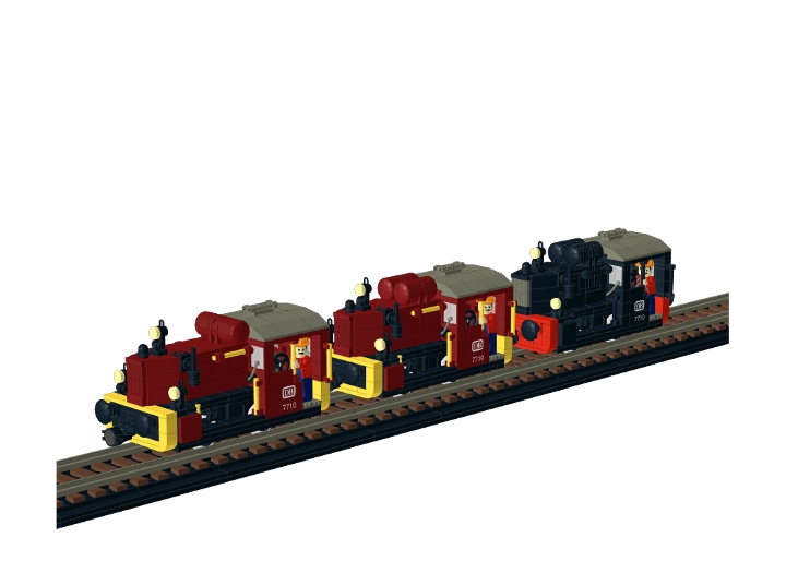 Shunting locomotive BR 323 = Köf II - German Railway from BrickLink ...