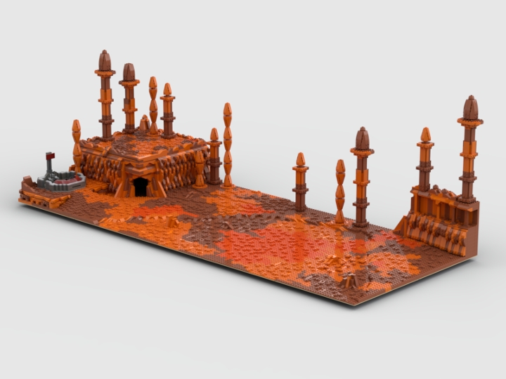 Geonosis Large Landscape Moc (AOTC) from BrickLink Studio [BrickLink]