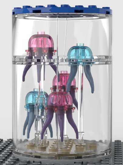 jelly fish tank from BrickLink Studio [BrickLink]