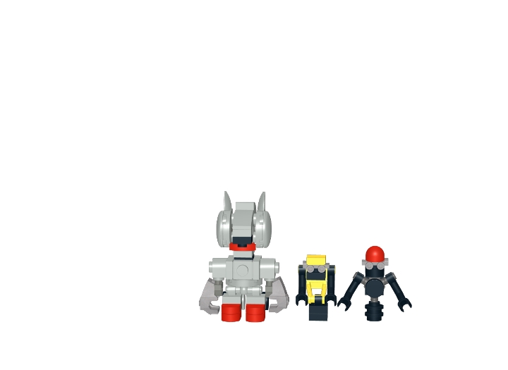 Mecha Sonic bulid (Plus Orbot/Cubot) from BrickLink Studio [BrickLink]