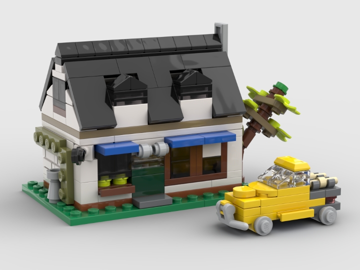 mini vintage store from BrickLink Studio [BrickLink]