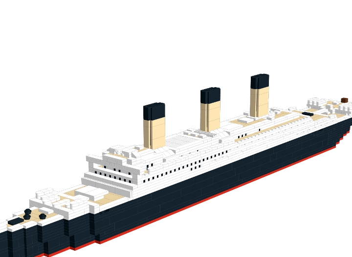 RMS Majestic (1922) from BrickLink Studio [BrickLink]