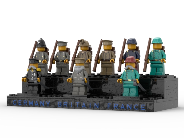 Great War Western Front Uniforms (1914-1915 from BrickLink Studio ...