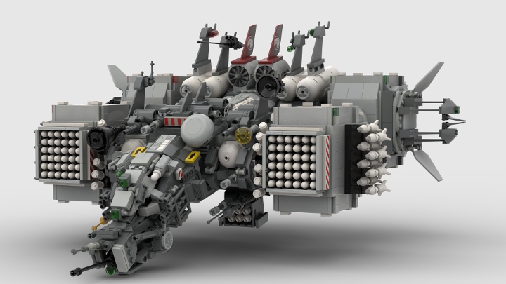MTA-55 "Kondor" Vtol Gunship from BrickLink Studio [BrickLink]