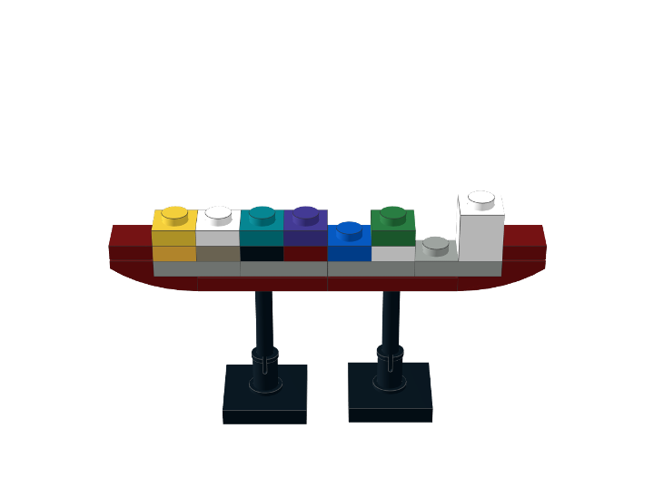 Little cargo ship. from BrickLink Studio [BrickLink]