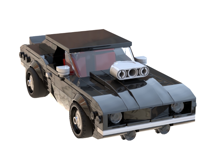 Old Muscle Car from BrickLink Studio [BrickLink]