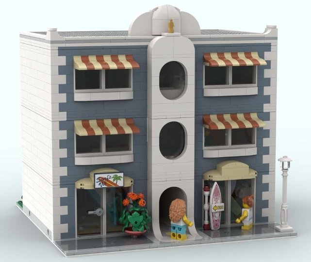Surf Shop from BrickLink Studio [BrickLink]