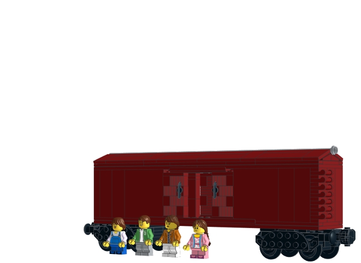The Alden Children's Boxcar from BrickLink Studio [BrickLink]