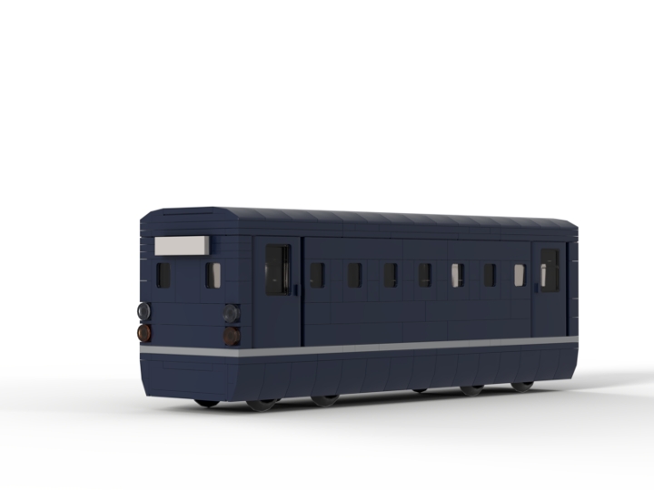 Subway Train from BrickLink Studio [BrickLink]