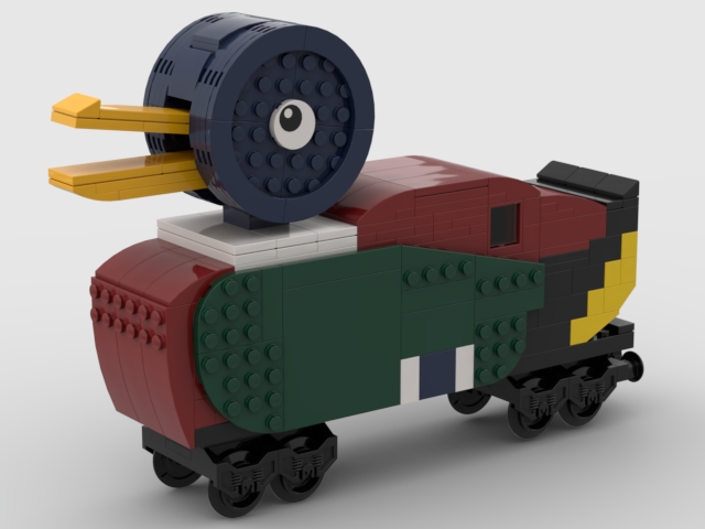 Wooden Duck Train from BrickLink Studio [BrickLink]