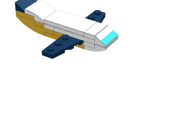 small airplane from BrickLink Studio [BrickLink]