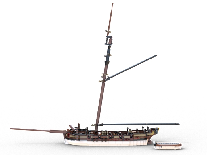 Lady Nelson Cutter from BrickLink Studio [BrickLink]