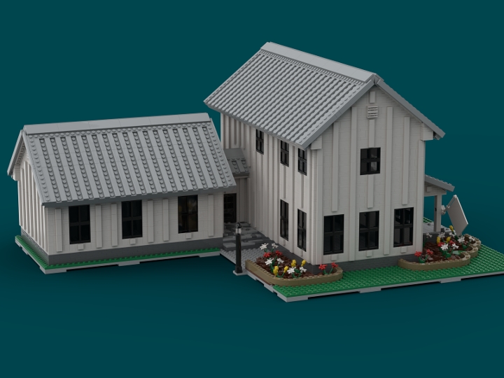 Modern Farmhouse from BrickLink Studio [BrickLink]