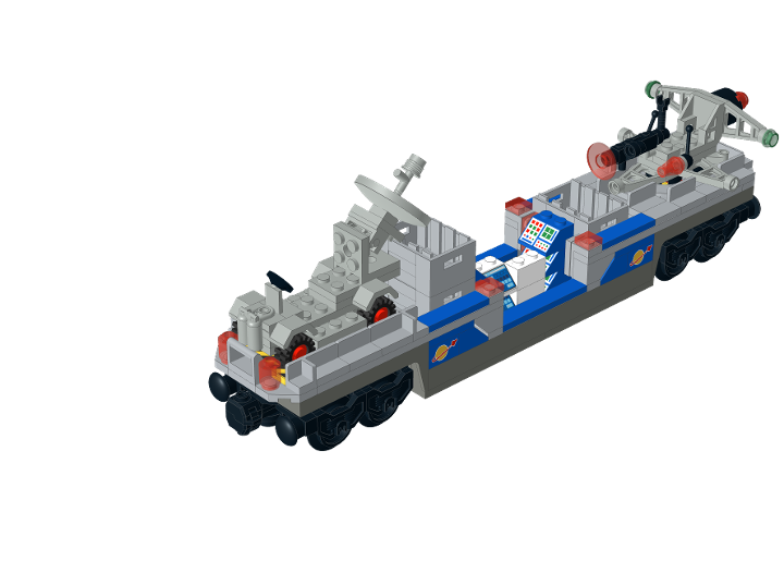 SpaceTrain - CargoCar from BrickLink Studio [BrickLink]