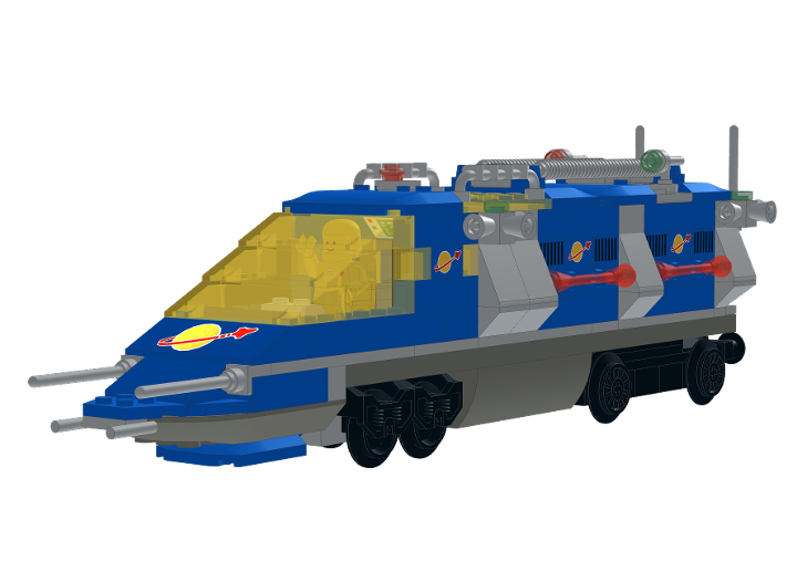 SpaceTrain - The Engine from BrickLink Studio [BrickLink]