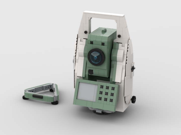 Surveyor Total Station 3/4 Scale Version 2 from BrickLink Studio ...