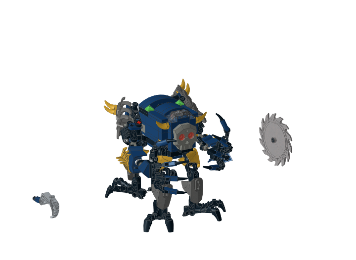 Skull walker from BrickLink Studio [BrickLink]
