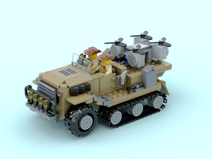 Half Track Explorer with Drone from BrickLink Studio [BrickLink]