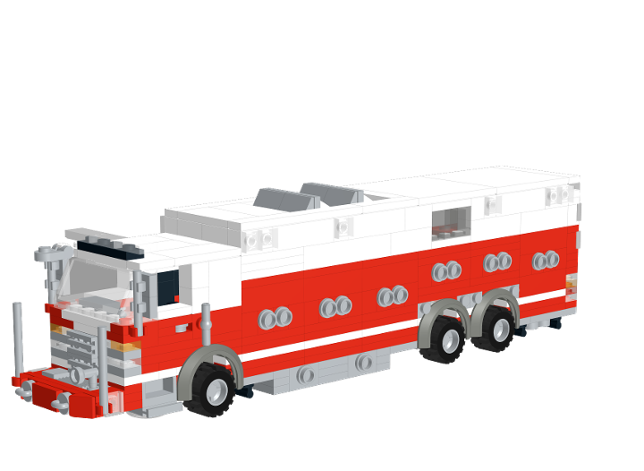 enforcer walk in rescue 1 from BrickLink Studio [BrickLink]