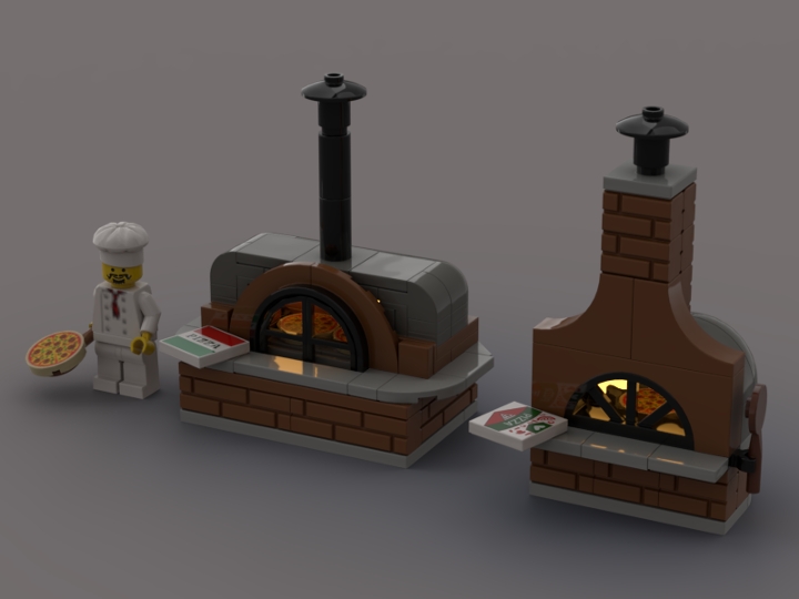 Pizza Ovens from BrickLink Studio [BrickLink]