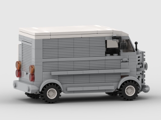 1950 Classic Food Van from BrickLink Studio [BrickLink]