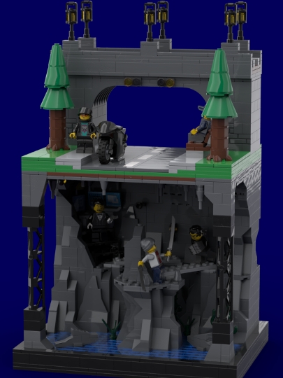 The Villain's Secret Lair from BrickLink Studio [BrickLink]