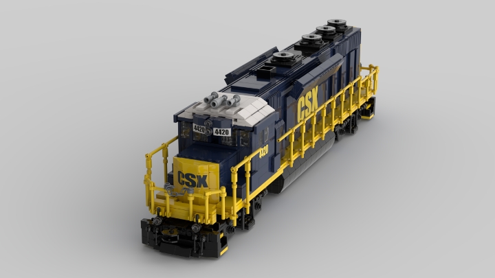 GP40-2 (Final Version) from BrickLink Studio [BrickLink]