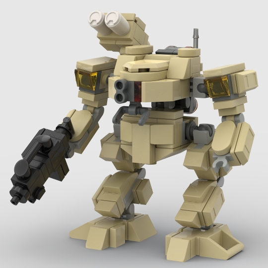 PGBP-15-2 "Brady II" Light Biped from BrickLink Studio [BrickLink]