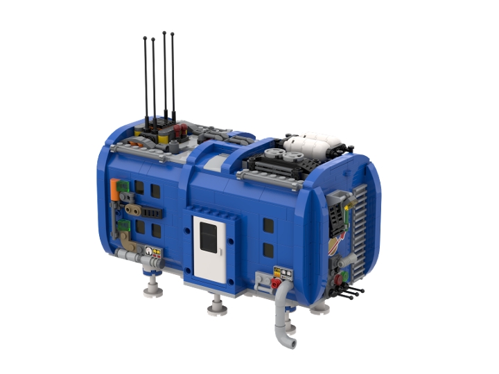 Sleeping space module from BrickLink Studio [BrickLink]