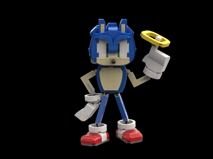Sonic the Hedgehog from BrickLink Studio [BrickLink]
