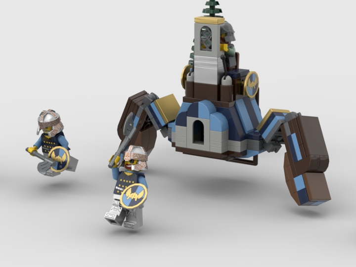 Dwarf Warmachine from BrickLink Studio [BrickLink]