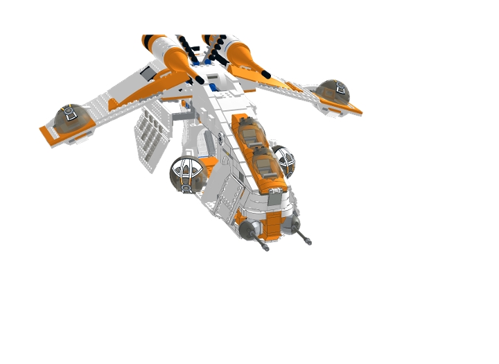 212th Republic Gunship (Based on set 75021) (Side Doors Close) from ...