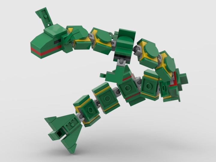 Rayquaza from BrickLink Studio [BrickLink]