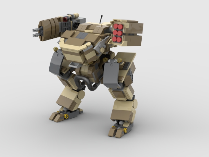 H-01 Heavy Mech from BrickLink Studio [BrickLink]
