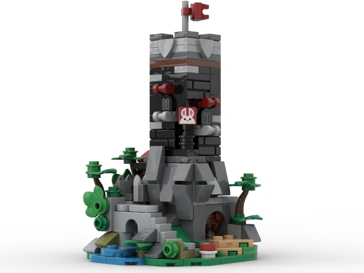 BDP series 6 Outlaw Forest Den Mini from BrickLink Studio [BrickLink]