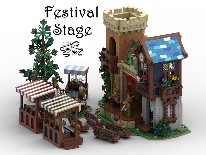 Festival Stage from BrickLink Studio [BrickLink]