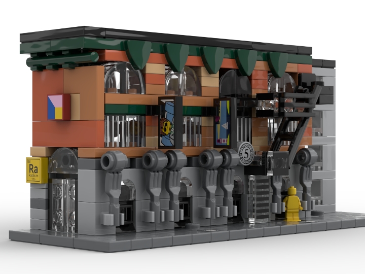 BDP series 6 The Art Factory Mini from BrickLink Studio [BrickLink]