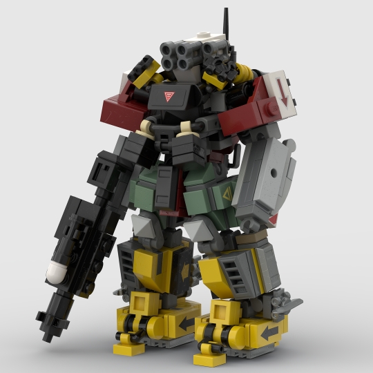 KSH-3 "Tohai" Light Mech from BrickLink Studio [BrickLink]