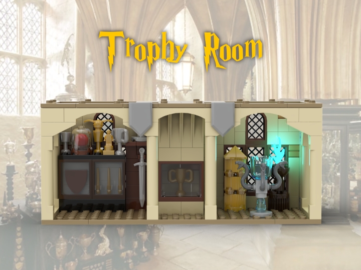 Hogwarts Castle - Trophy Room from BrickLink Studio [BrickLink]