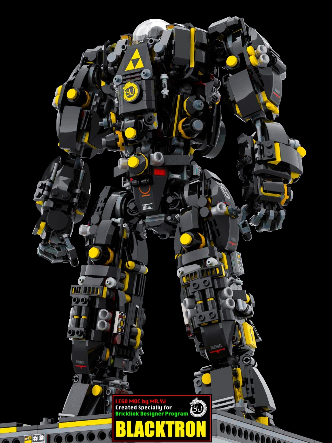 [ THE EPIC SPACE MECHA OF BLACKTRON] [BrickLink]