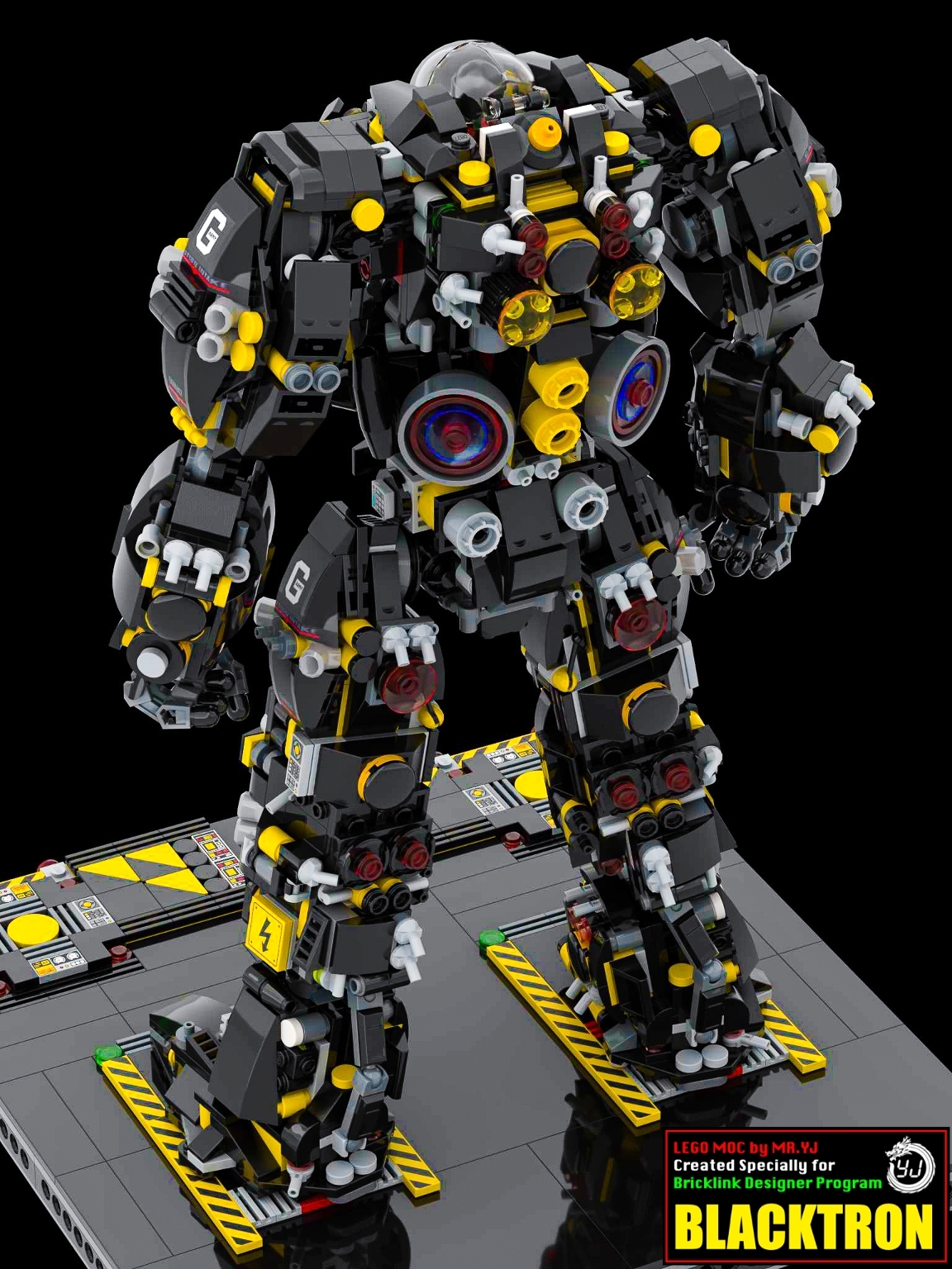 [ THE EPIC SPACE MECHA OF BLACKTRON] [BrickLink]