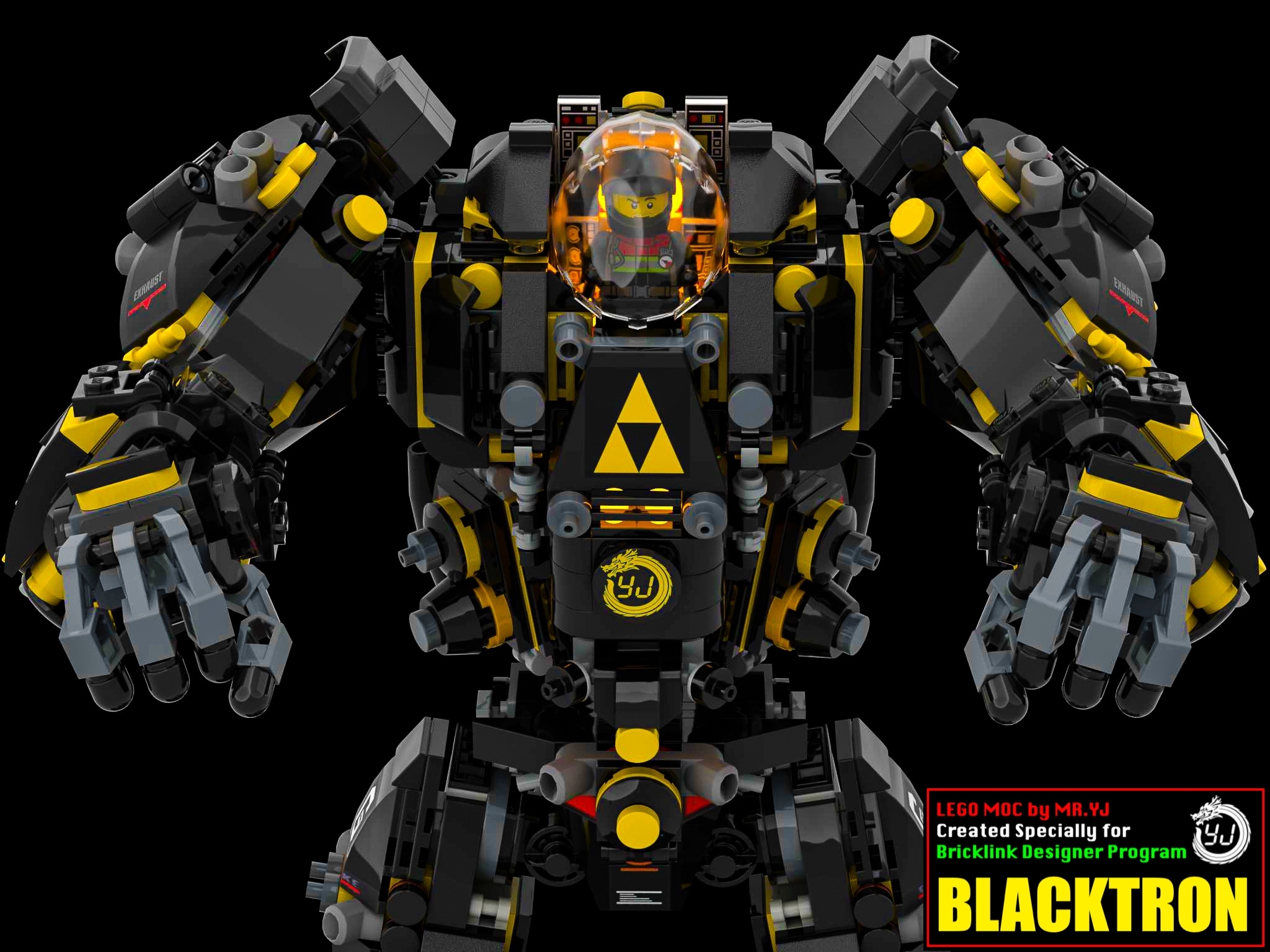 [ THE EPIC SPACE MECHA OF BLACKTRON] [BrickLink]